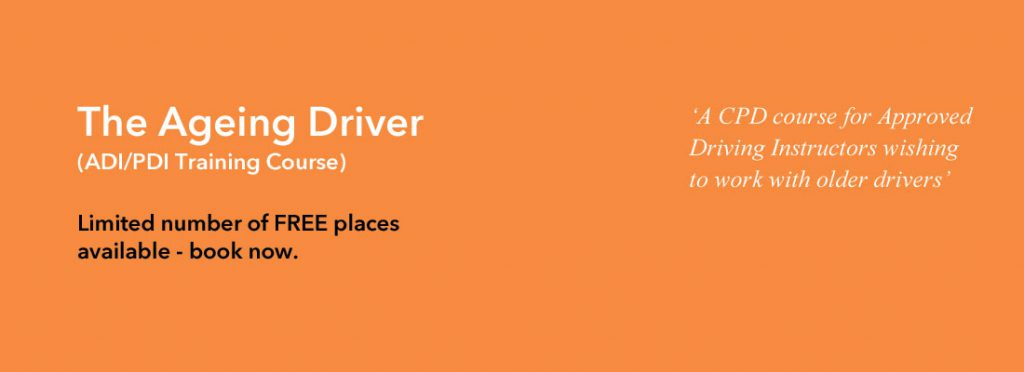 The Ageing Driver (ADI Training Course) – The Road Safety GB Academy